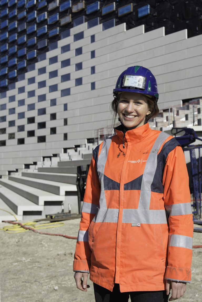 Clémentine Rivoalen, salariée chez GTM Bâtiment Aquitaine (filiale de ...